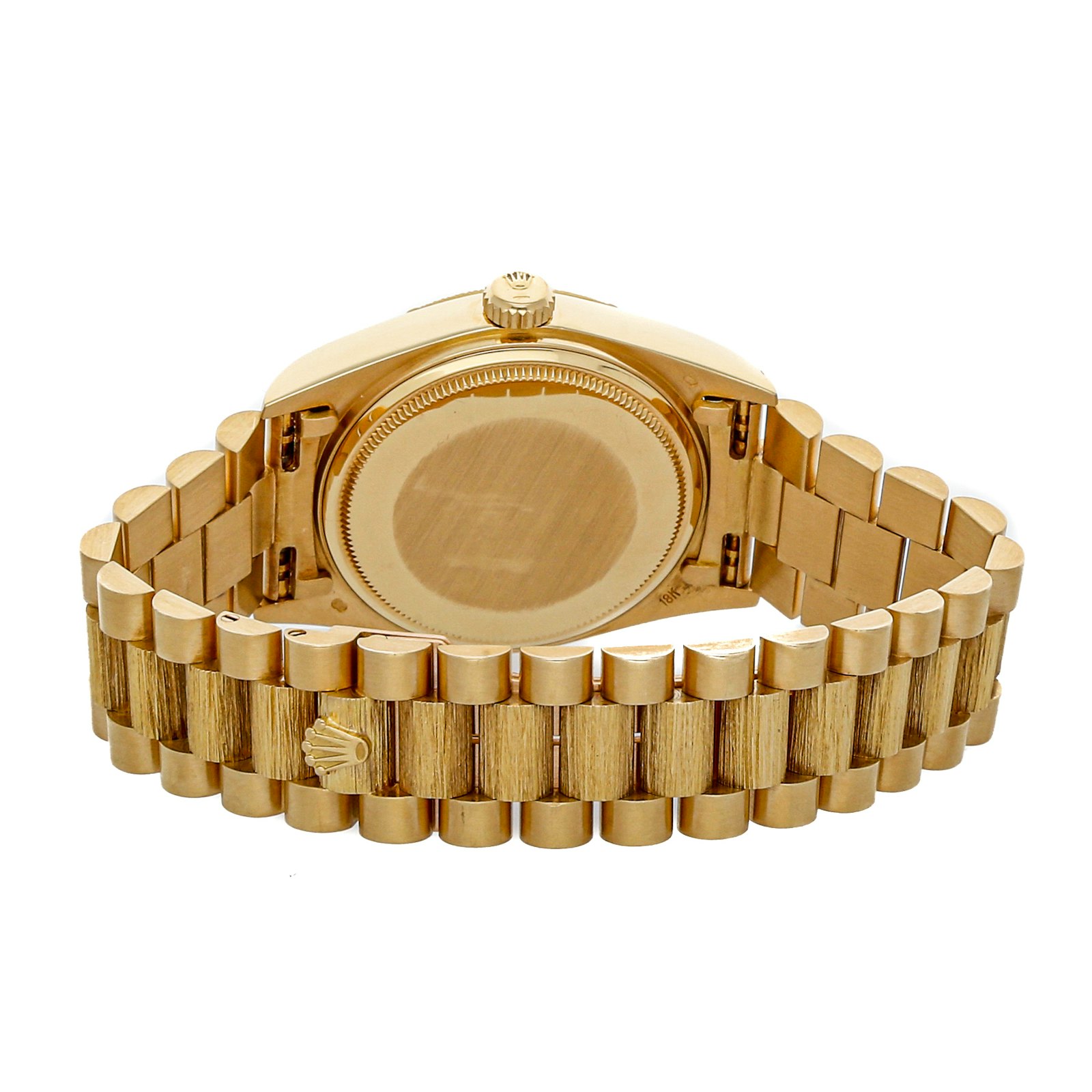 Rolex Day Date Auto 36mm Yellow Gold Mens President Bracelet Watch 18078