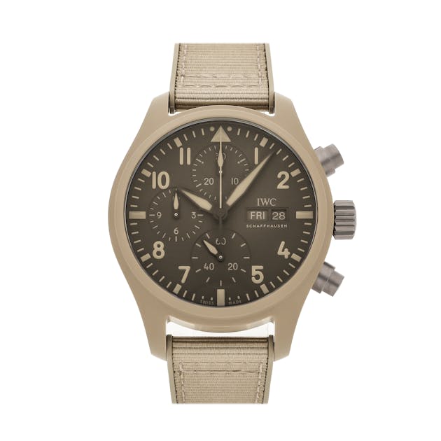 Pre-Owned IWC Pilot's Watch Chronograph Top Gun Mojave Desert IW3894-02